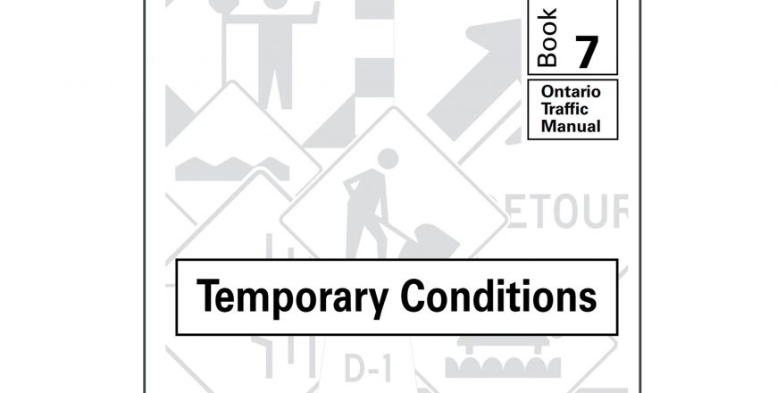 ONTARIO TRAFFIC MANUAL BOOK 7 – ESSENTIAL SAFETY SERVICES